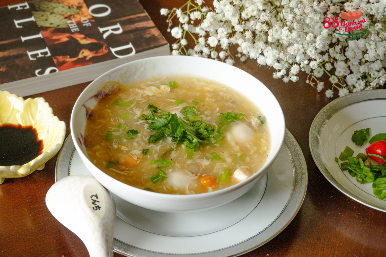 5 Steps To Cook Súp Cua (Crab Soup) - 88 Bánh Mi And Bowl